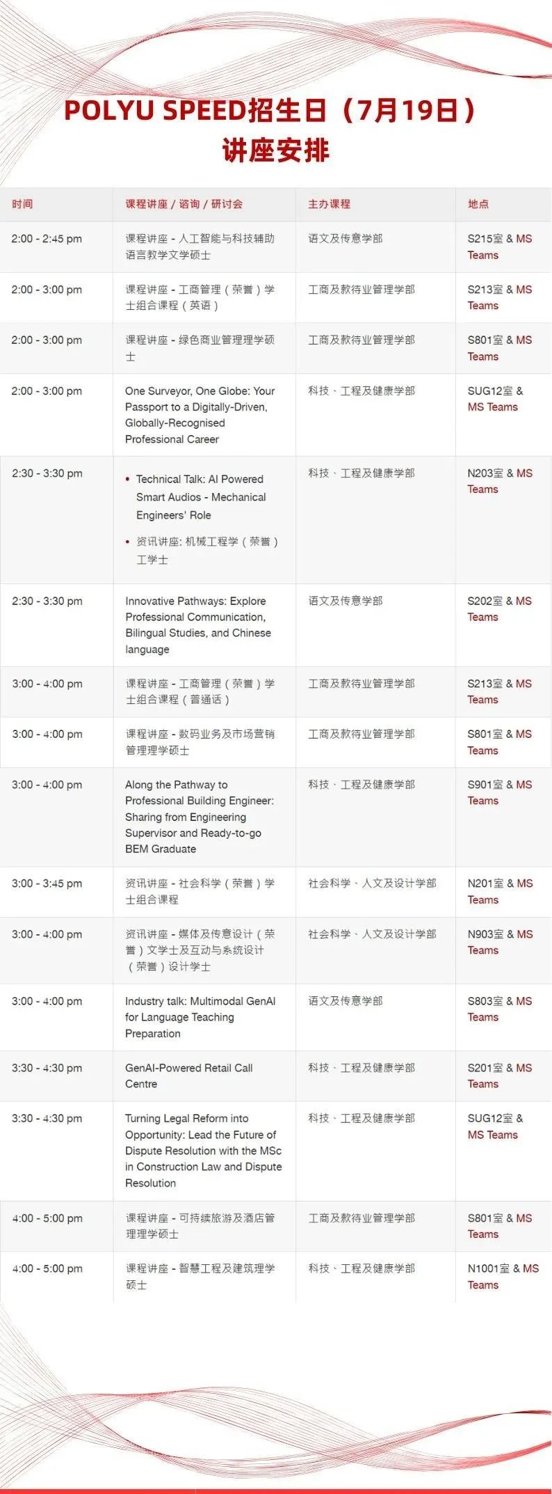 港隽资讯 | 香港理工大学专业进修学院 Poly U SPEED，招生日来了 – 港隽留学